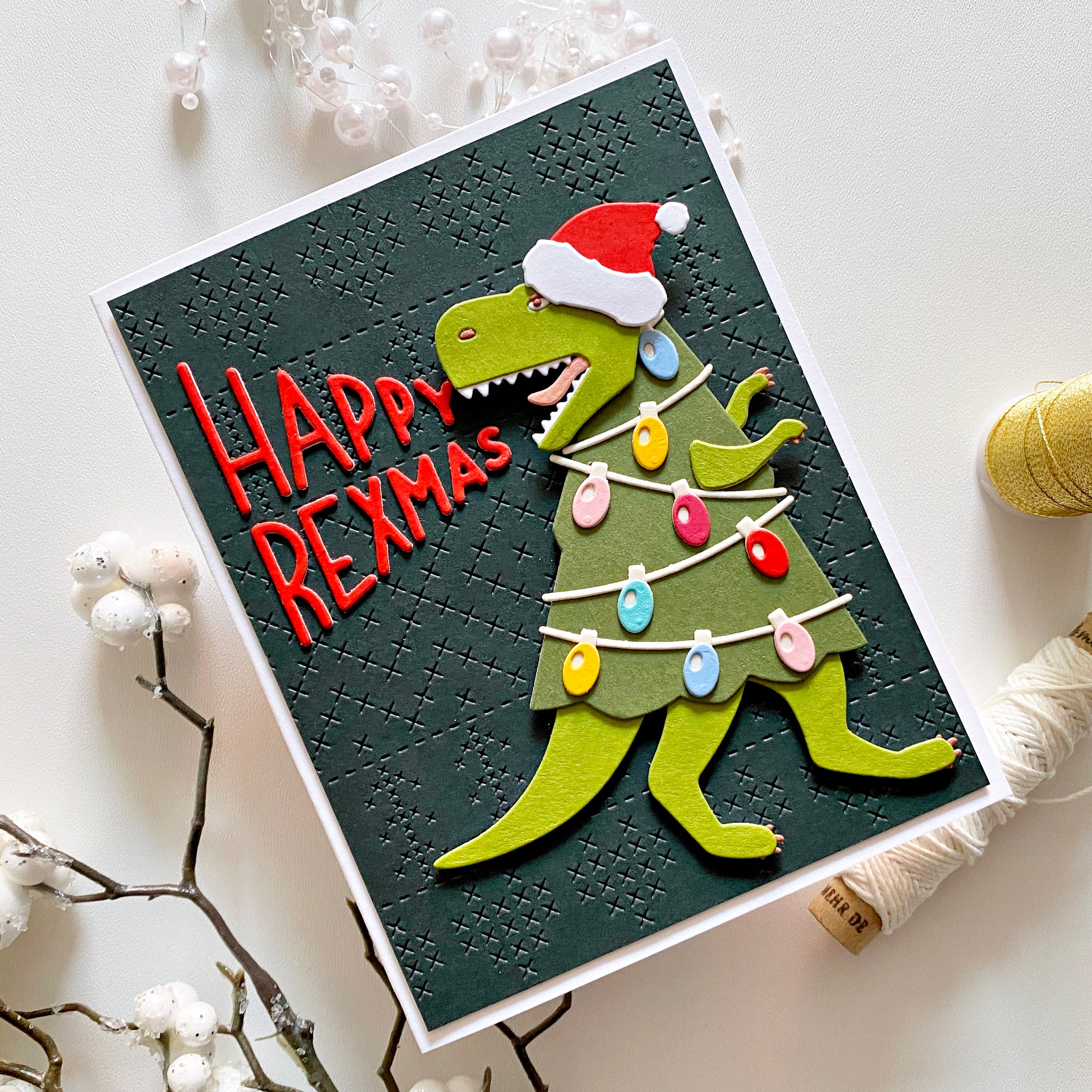 Happy Rexmas Die Set – A Pocket Full of Happiness