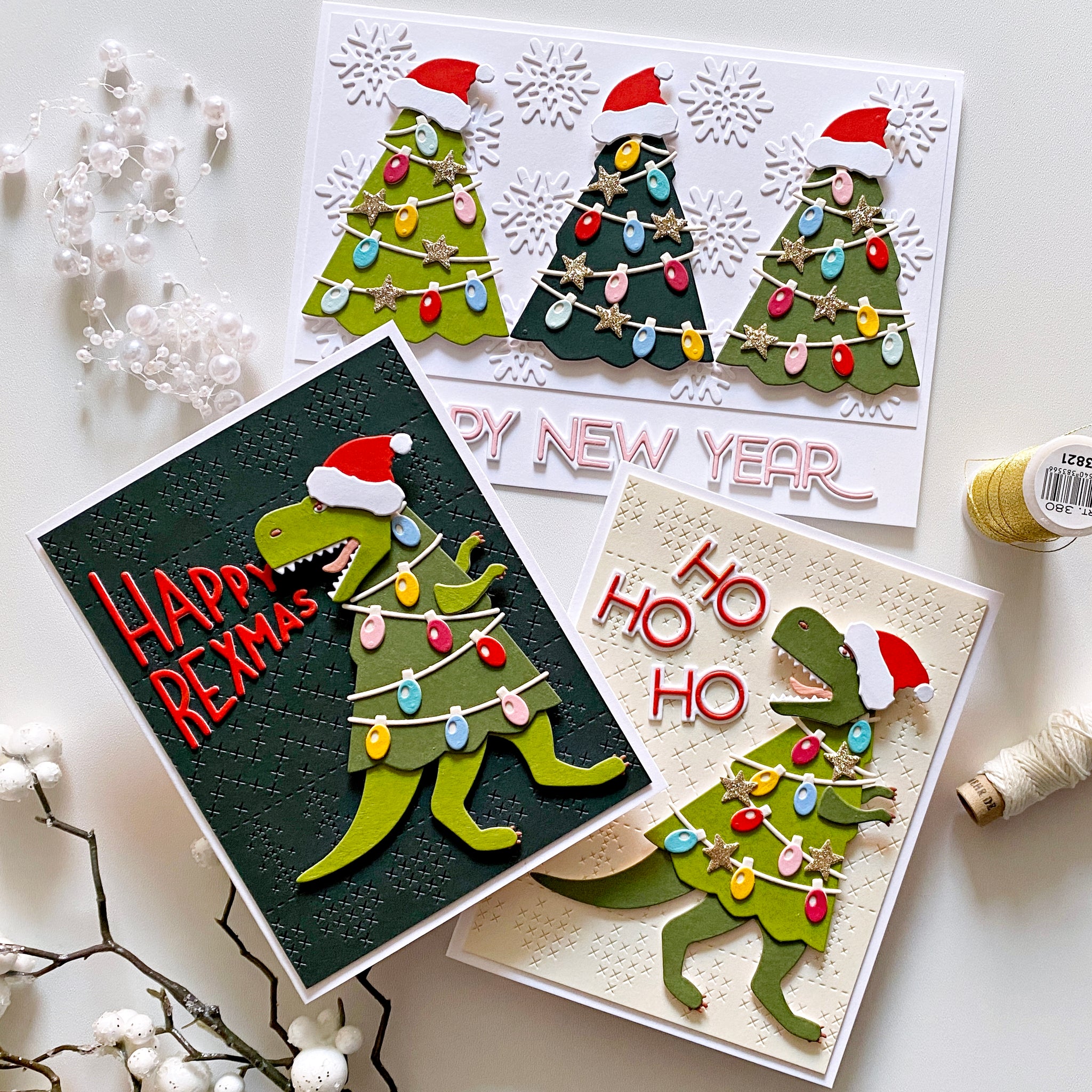 Happy Rexmas Die Set – A Pocket Full of Happiness