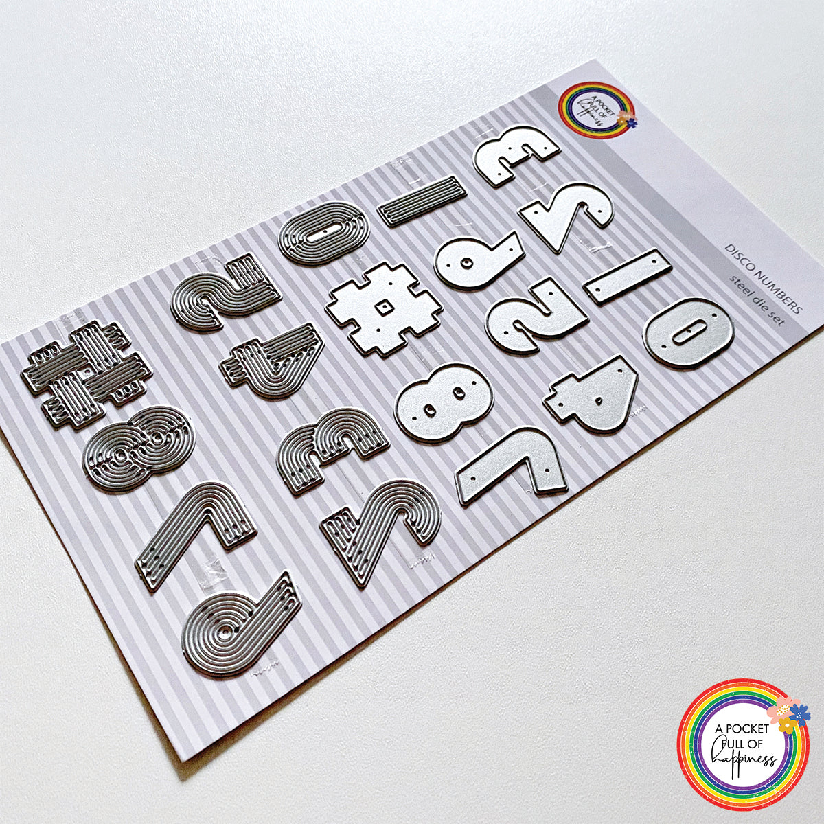 Disco Numbers Die Set – A Pocket Full of Happiness